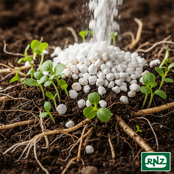 Granular Gypsum Fertilizer | Natural Soil Conditioner | RNZ